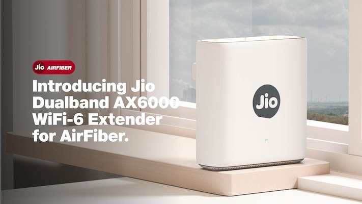 Buy Jio AX6000 Range Extender - JE6801, Wi-Fi 6, Jio AI True Mesh, Dual Band, Speed up to 6 Gbps ...