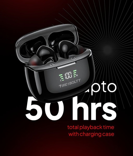 Buy Fire-Boltt Fire Pods Rhythm ANC 901 True Wireless Earbuds with IPX6 ...