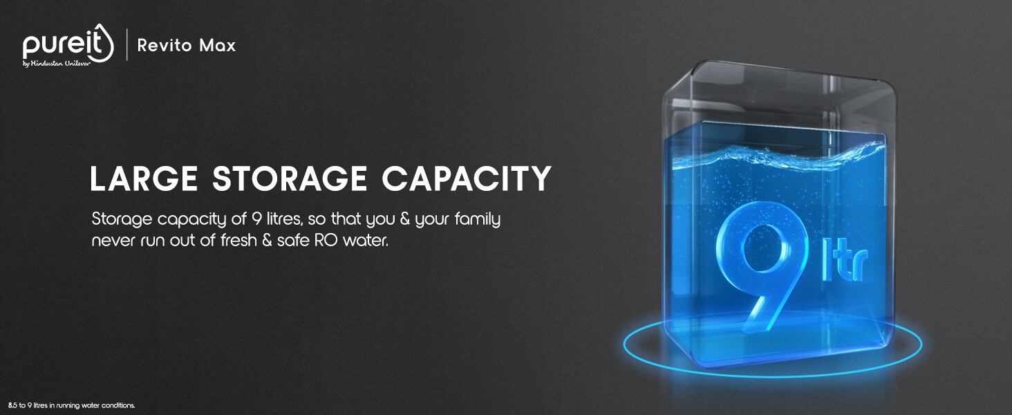 Buy HUL Pureit Revito Max 9 litres RO+MF+UV Water Purifier Online at ...