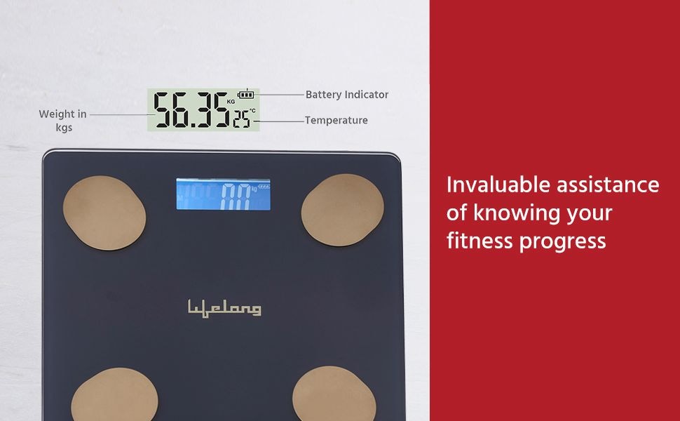 Buy Lifelong LLWS36 Smart Digital Weight Machine with 18 Measurement ...