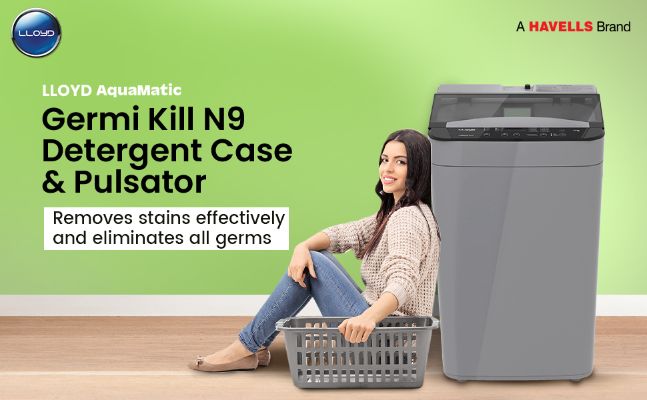 Buy Lloyd 8 Kg Top Loading Fully Automatic Washing Machine, Aquamatic ...