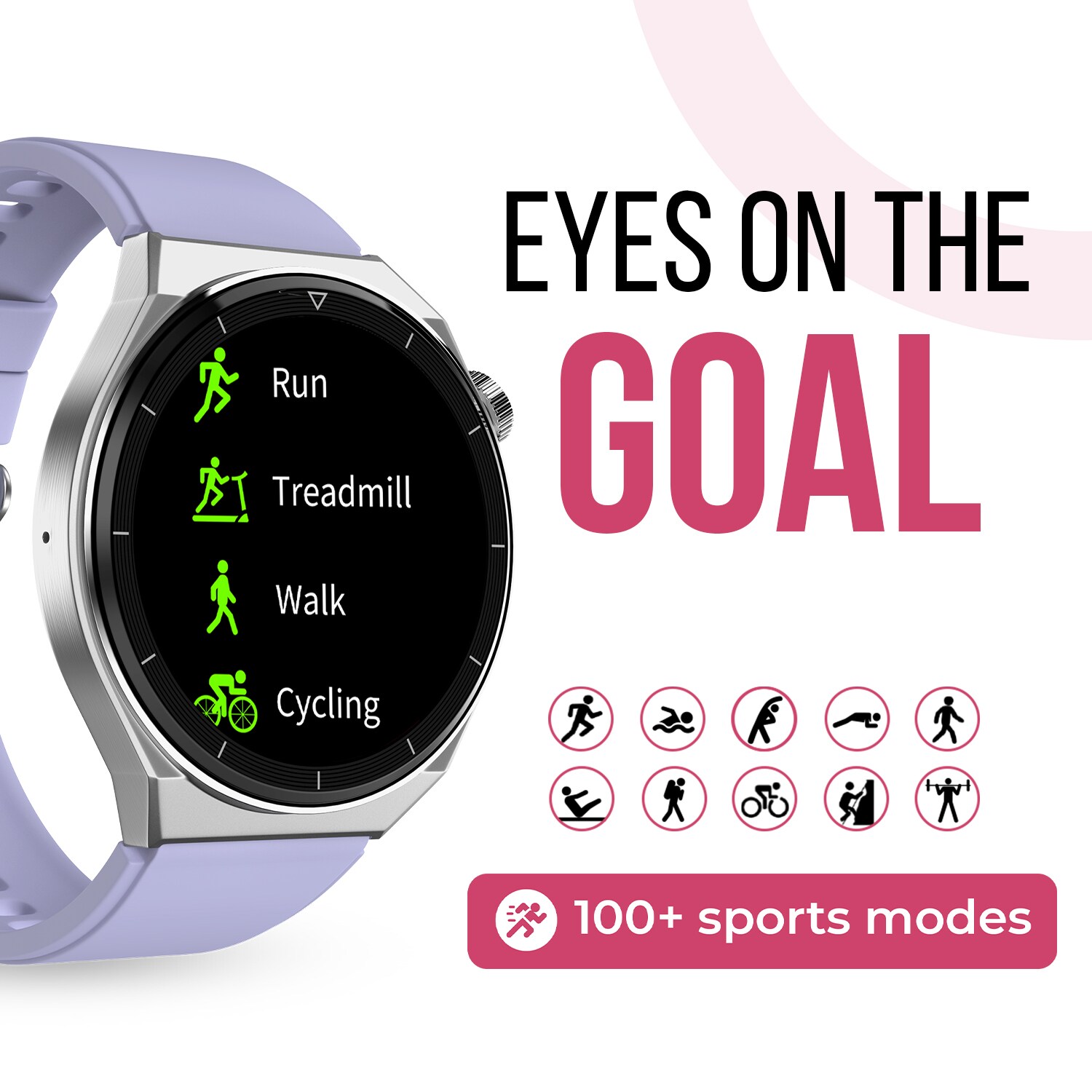 Buy Alt Spunk Pro Smartwatch, Dreamy Lilac at Reliance Digital