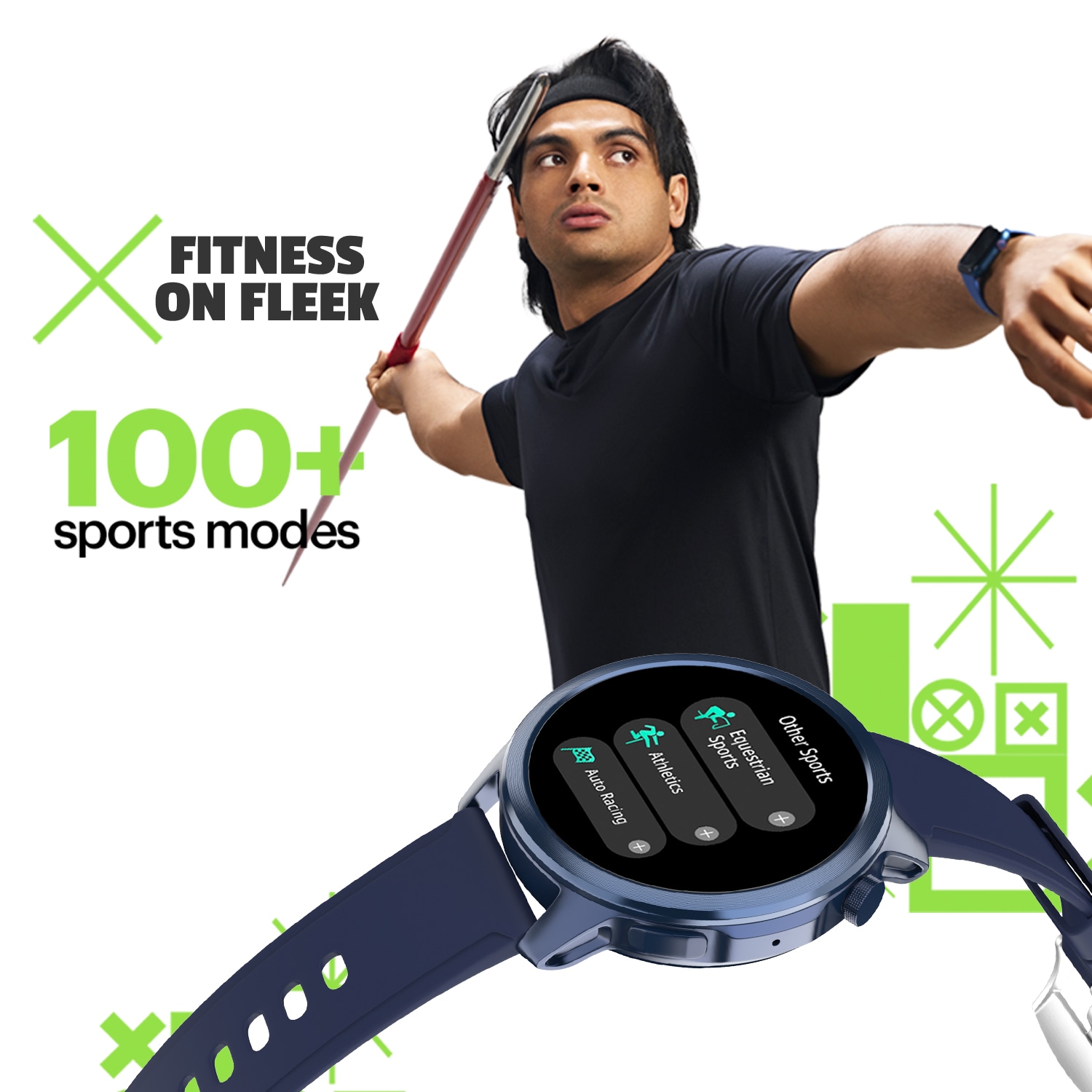 Buy Alt Vibe Smartwatch with Bluetooth Calling, 1.38 Inch TFT Screen ...