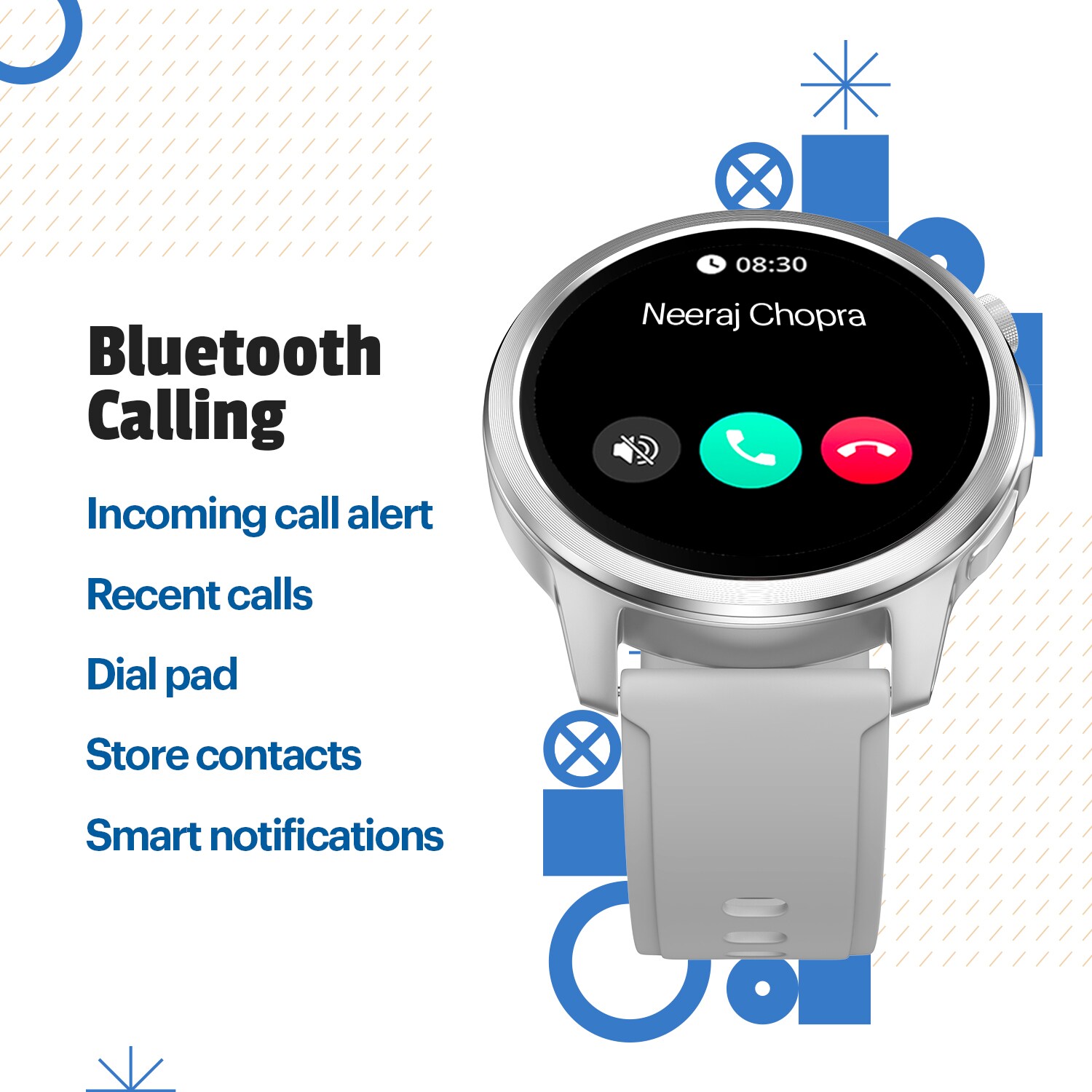 Buy Alt Vibe Smartwatch with Bluetooth Calling, 1.38 Inch TFT Screen ...