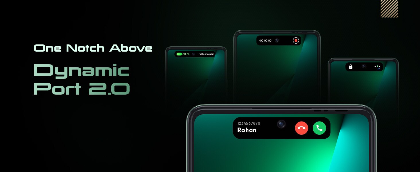 Buy Tecno POVA 6 Pro 5G 256 GB, 8 GB RAM, Comet Green, Mobile Phone at ...