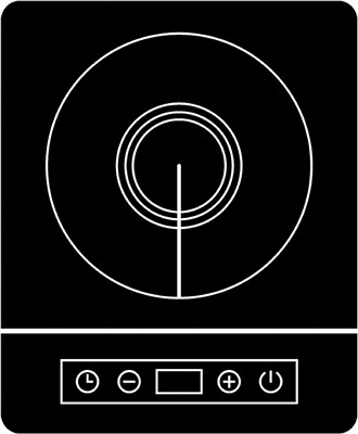 Prestige Rio 1200 Watt Induction Cooktop with Indian Menu Options ...