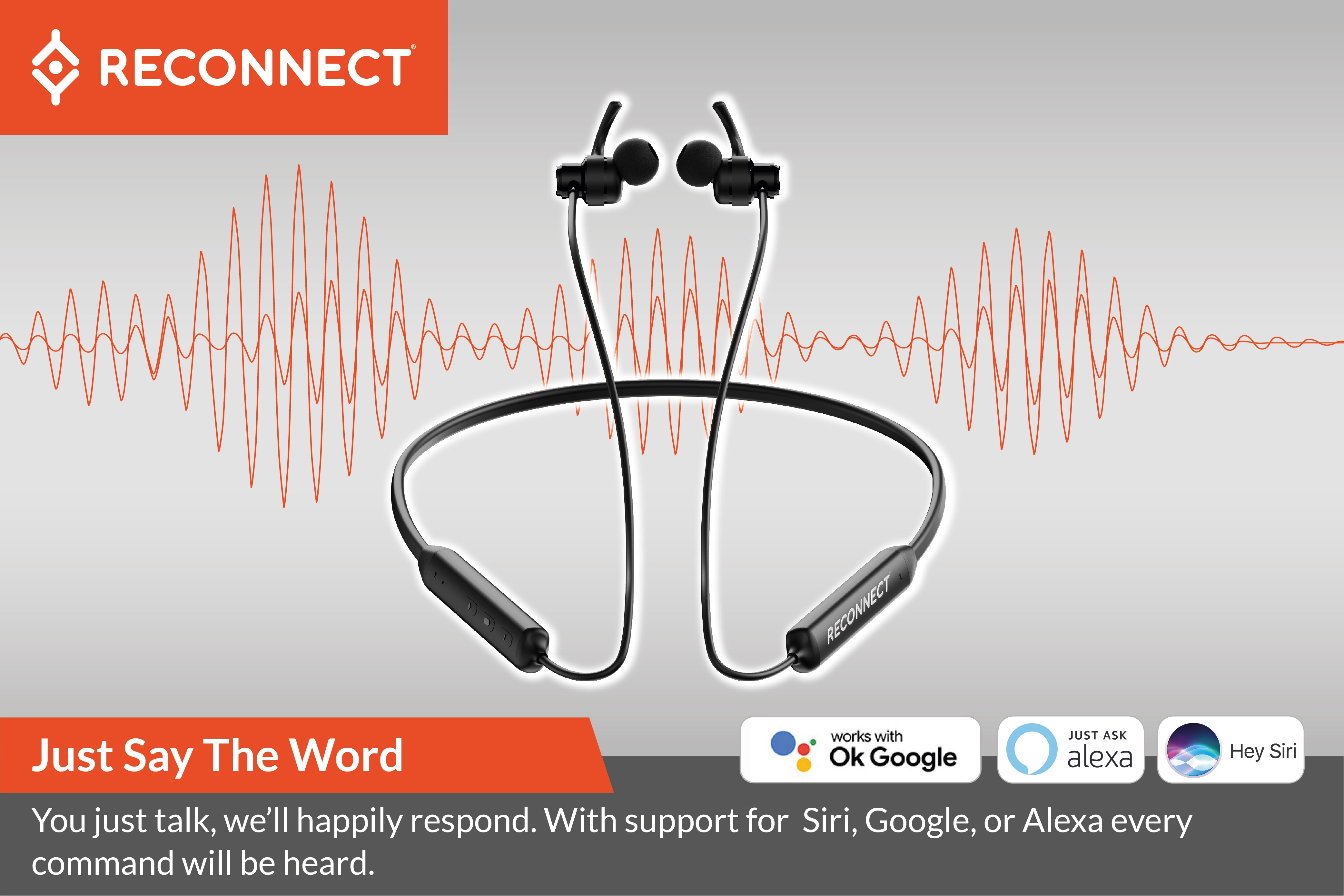 Buy Reconnect Dank Pro Wireless Neckband, Up to 25 Hours of Playtime ...