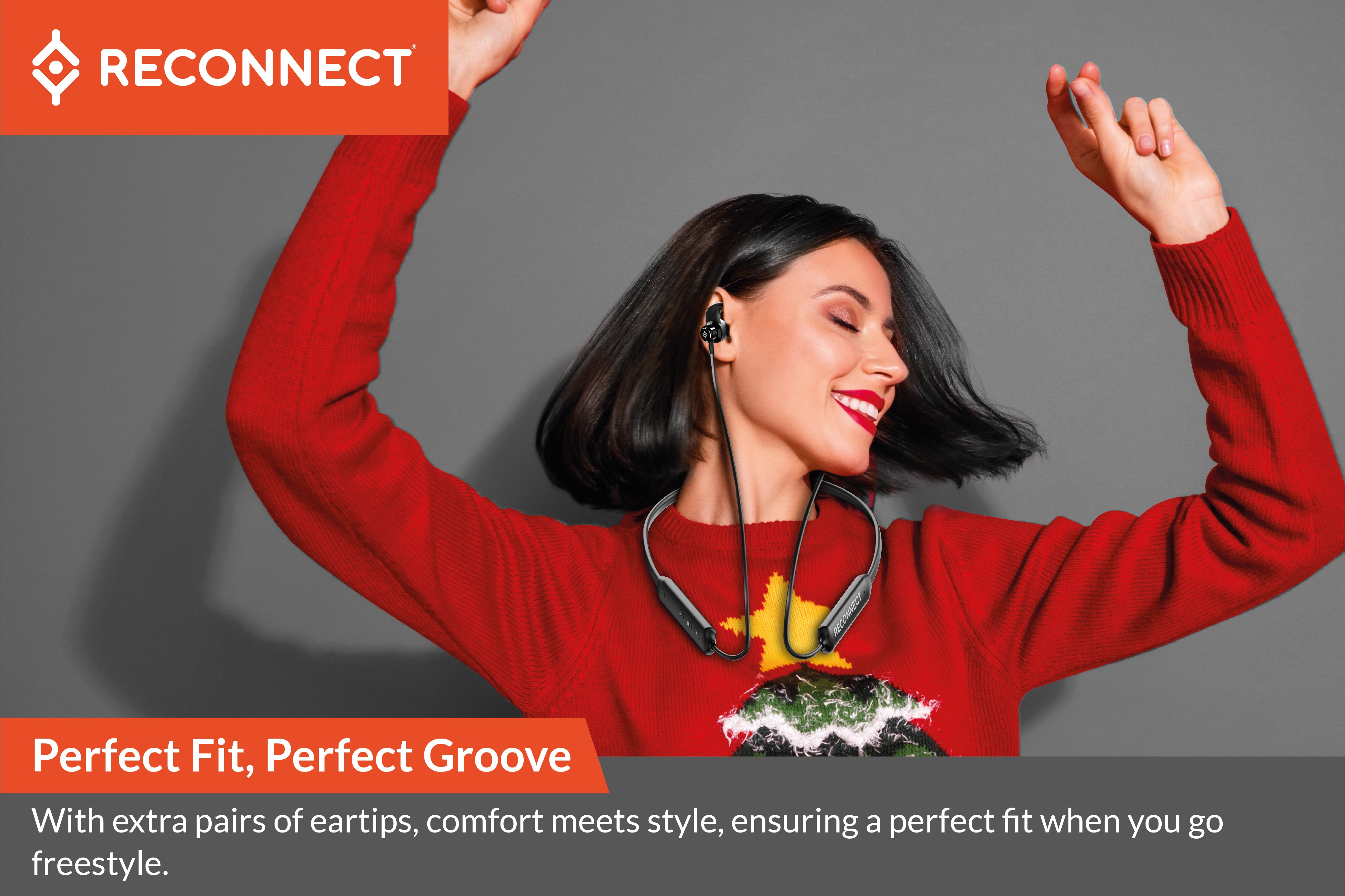 Buy Reconnect Dank Pro Wireless Neckband, Up to 25 Hours of Playtime ...