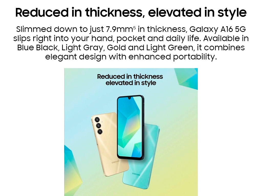 Buy Samsung Galaxy A16 5G 256 GB, 8 GB RAM, Gold, Mobile Phone Online ...