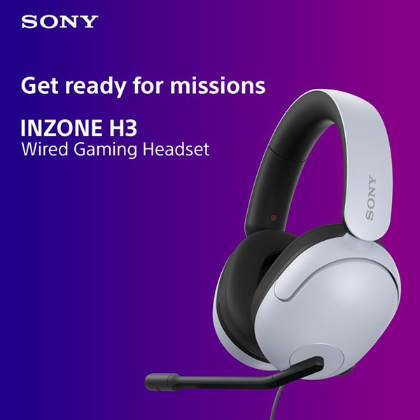 Buy Sony Inzone H3 MDR-G300 Over-Ear Wired Headphone with 360 Spatial ...