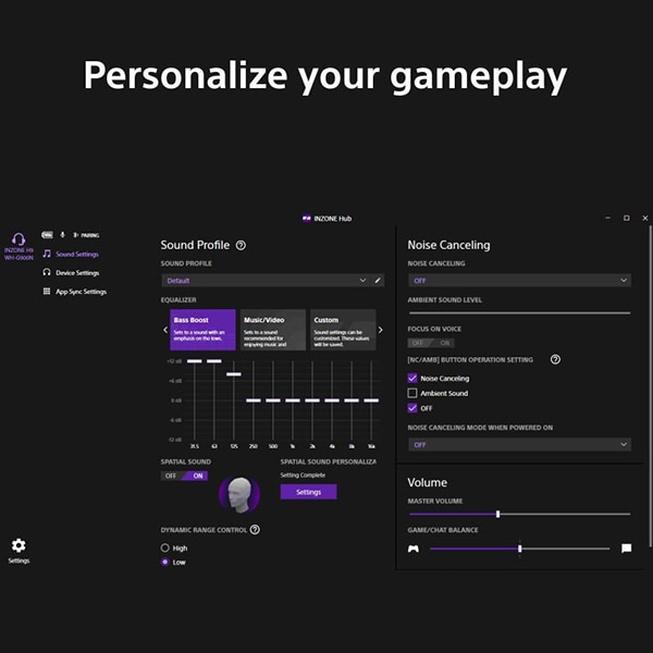 Buy Sony Inzone H7 WH-G700 Wireless Gaming Headphone, 40 hrs of ...