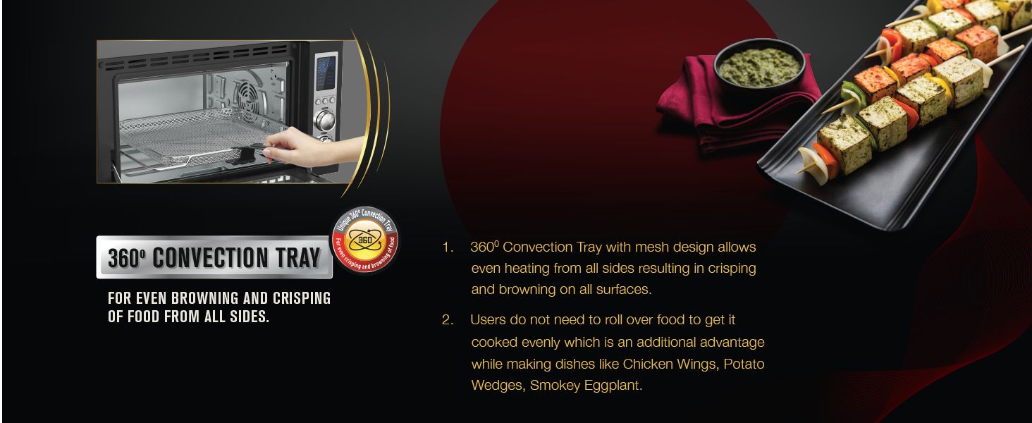 Usha 30 litres Oven Toaster Grill (OTG) CALYPSO W30 with Turbo Convection - JioMart