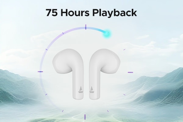 Buy boAt Airdopes Zing TWS Earbuds with 75 Hours Playtime, Quad Mics ...