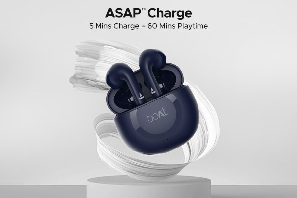Buy boAt Airdopes Zing TWS Earbuds with 75 Hours Playtime, Quad Mics ...