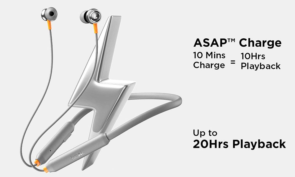 Buy boAt Rockerz 185 Pro Bluetooth Neckband Earphone, Upto 20 hrs of ...