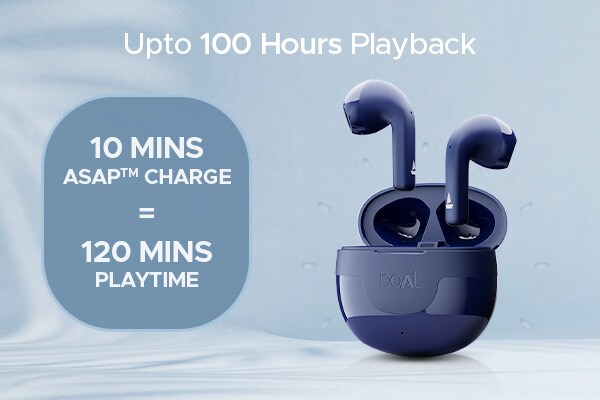 Buy boAt Airdopes Hype True wireless Earbuds with Total Playtime 100 ...