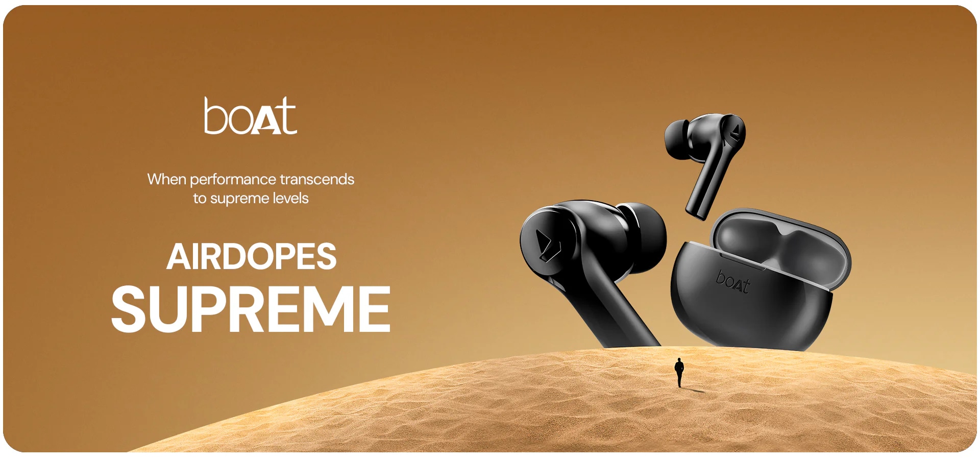 Buy boAt Airdopes Supreme Truly Wireless in Ear Earbuds with Mic with upto 50 Hrs Playtime ...